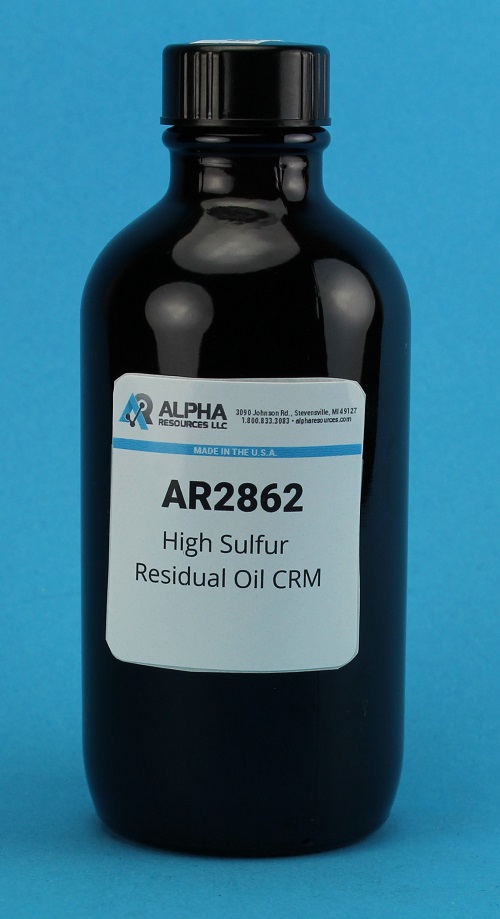 High Sulfur in Residual Fuel Oil CRM (S=9.86%) | AR2862 | Alpha Resources
