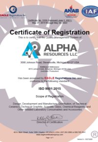 Quality Assurance Certifications | Alpha Resources